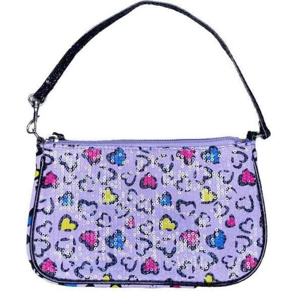 Hot Topic | Bags | Scene Emo Vintage 20s Cheetah Hearts Mini Bag Purse ...